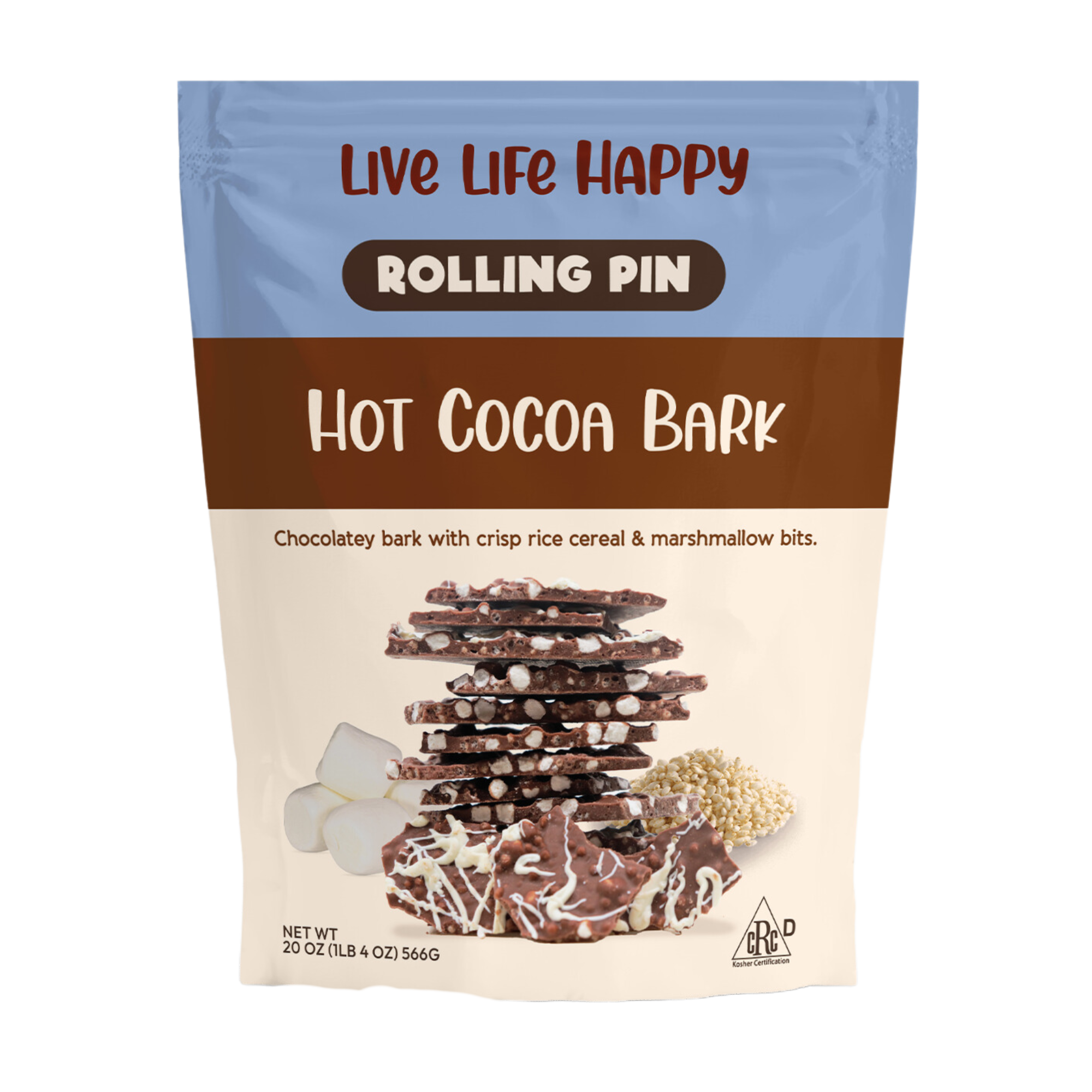 Hot Cocoa Bark 20 Oz Rolling Pin Snacks Hot Cocoa Bark 20 Oz Rolling Pin Snacks