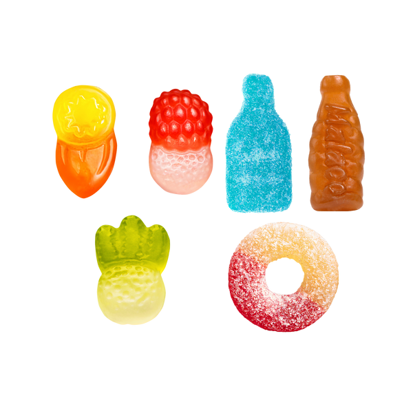 Chewy & Fizzy Mix Gummy Swedish Candy (5.2 oz) – Rolling Pin Snacks