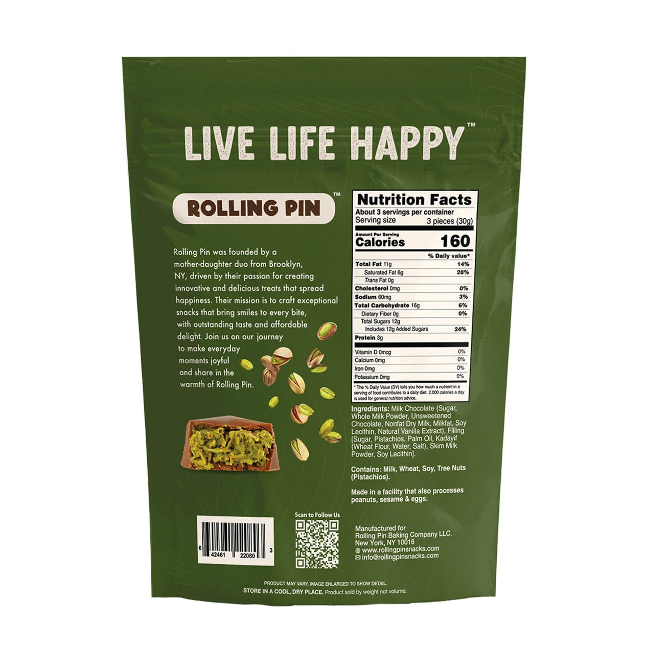 Dubai Style Chocolate (3.5 oz) – Rolling Pin Snacks