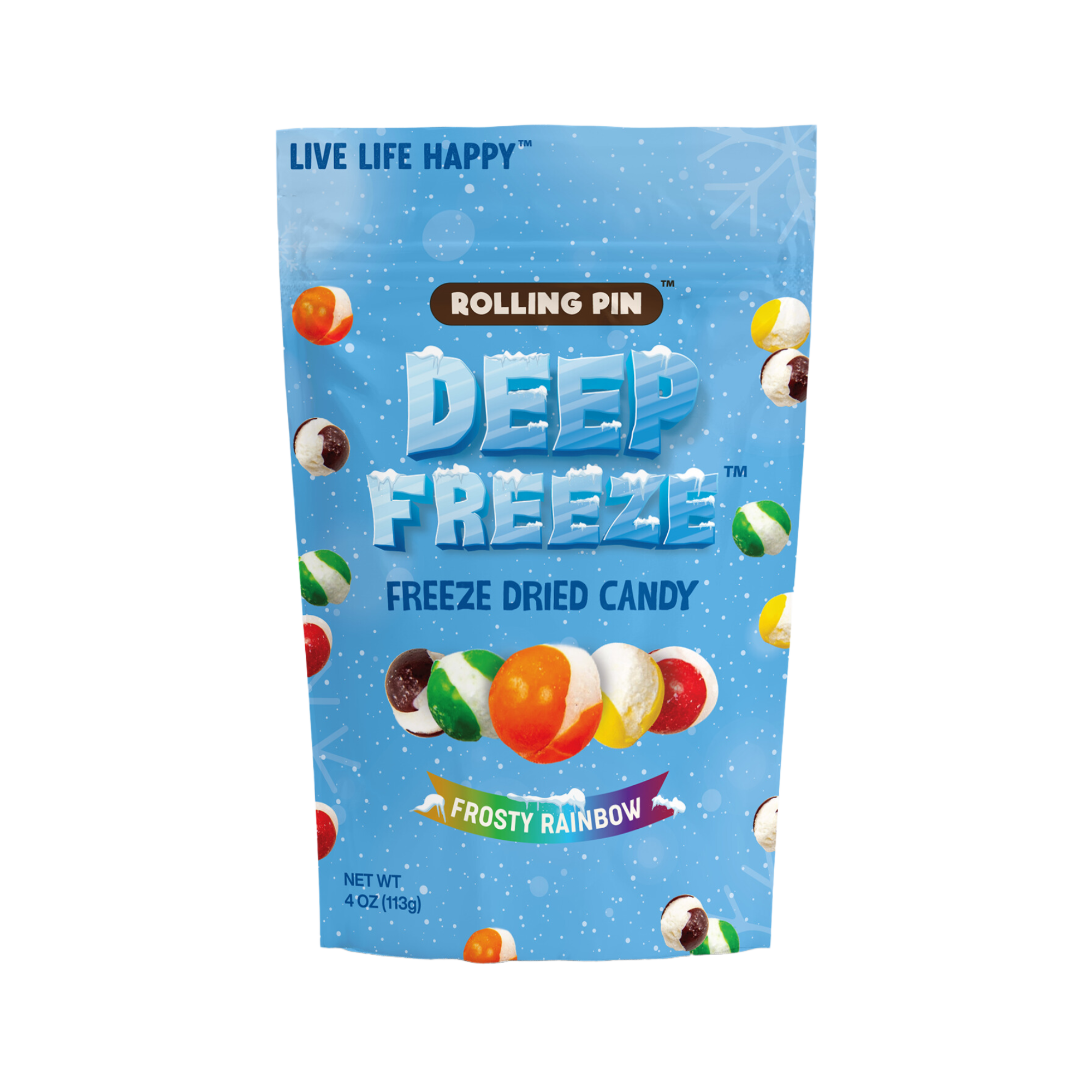 Freeze Dried Candy Frosty Rainbow (4oz) – Rolling Pin Snacks